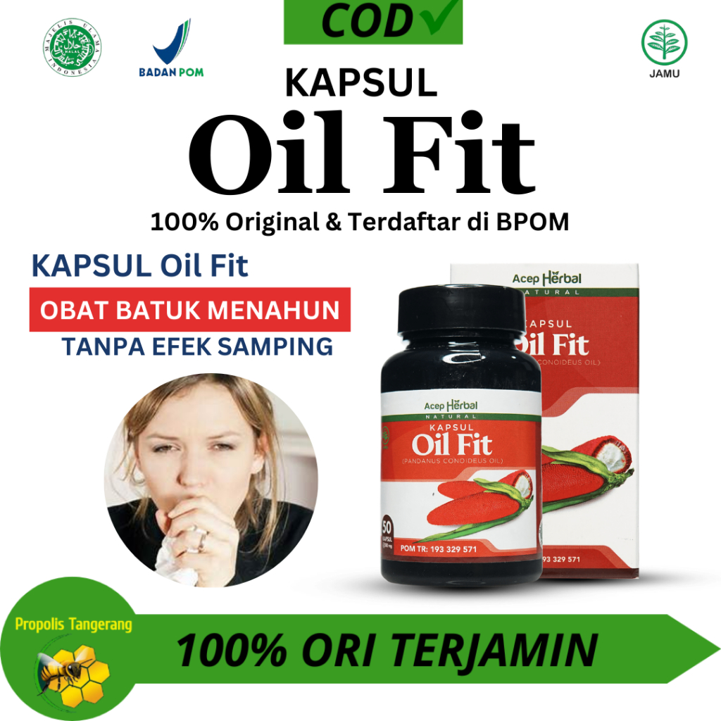 Jual Kapsul Oil Fit Asli 100% Original - Obat Batuk Menahun,Batuk ...