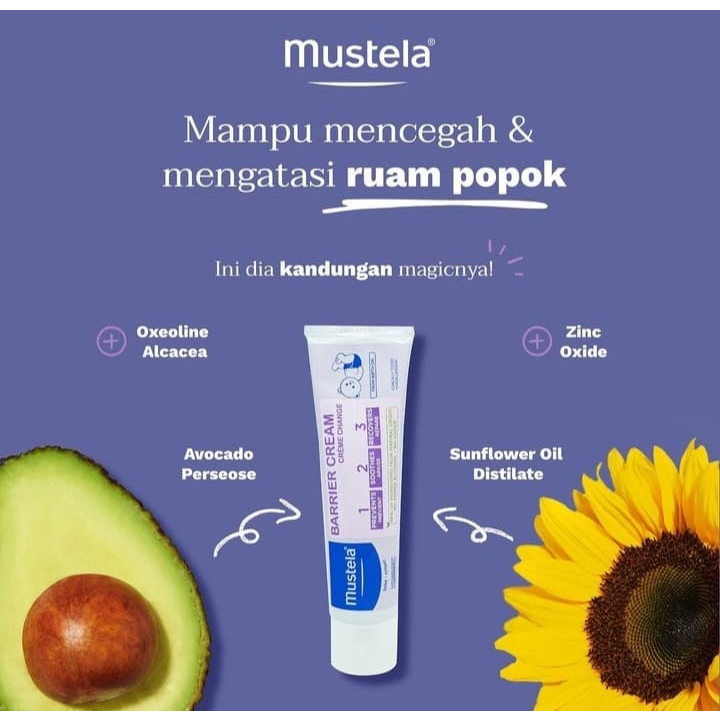 Jual Mustela Barrier Cream 50 ml - Krim Ruam Popok | Shopee Indonesia