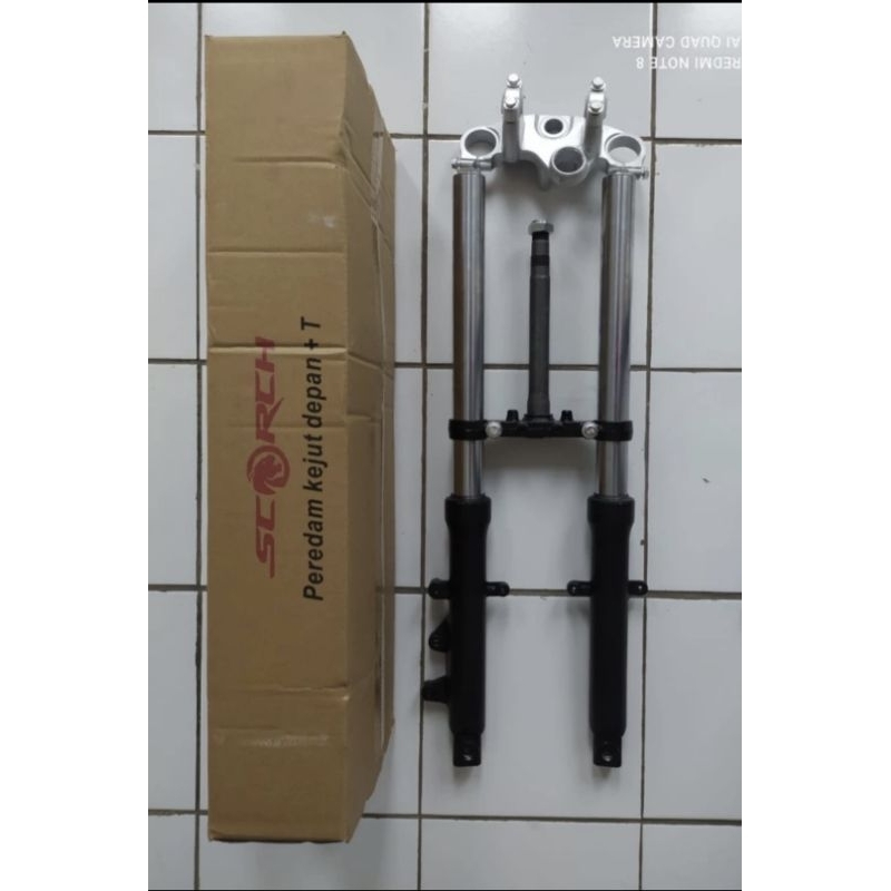 Jual SHOCKBREAKER DEPAN ASSY SEGITIGA ATAS BAWAH T YAMAHA Byson Bison SOKBREKER SHOKBREKER SHOCK ...