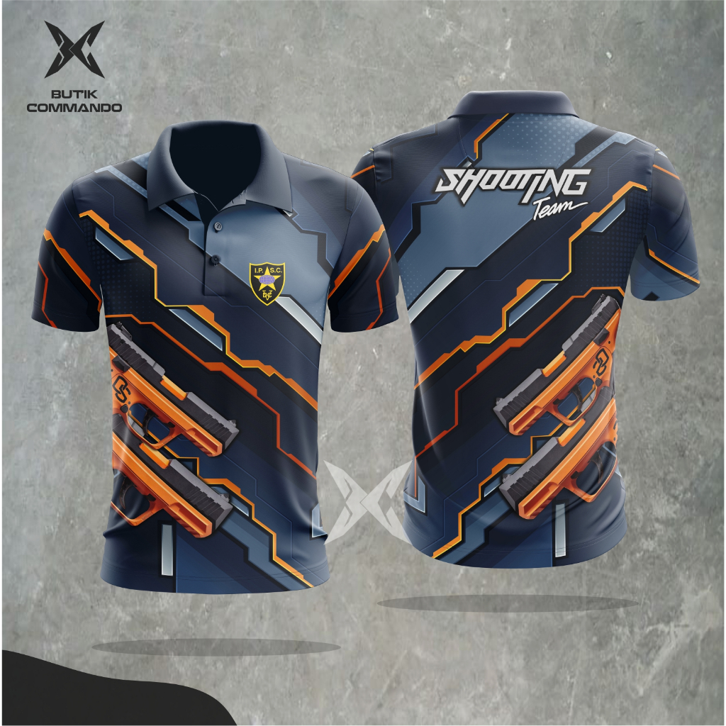 Jual Baju Olahraga Tembak Kaos Jersey BerkerahLatihan Menembak Custom ...
