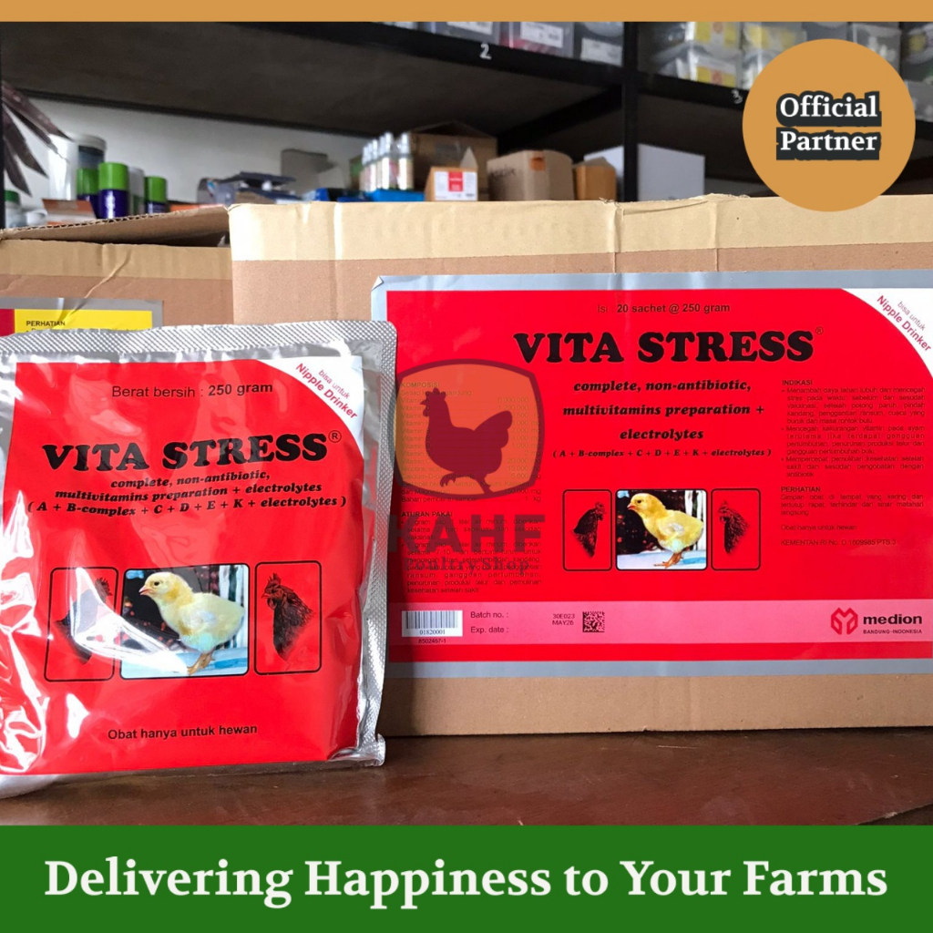 Jual Vita Stress 250 gram 1 Dus 5 kg isi 20 pcs Multivitamin dan ...