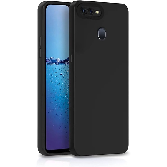 Jual Slim Black Matte Case Oppo A12 dan Oppo A11K Softcase Hitam Polos ...