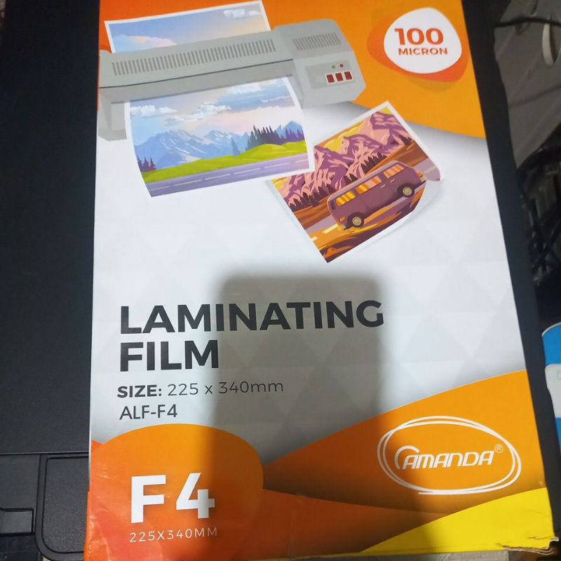 Jual Plastik Laminating Amanda A4 dan F4 isi 100 lembar | Shopee Indonesia