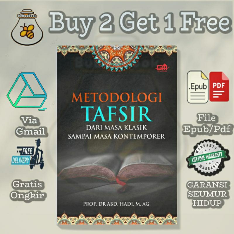 Jual BK Metodologi Tafsir Dari Masa Klasik Sampai Masa Kontemporer Abd Hadi | Shopee Indonesia