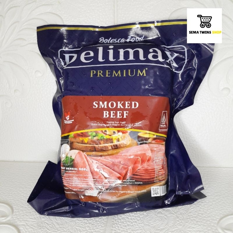 Jual DELIMAX SMOKE BEEF PREMIUM 500gr - Daging burger deli max | Shopee ...