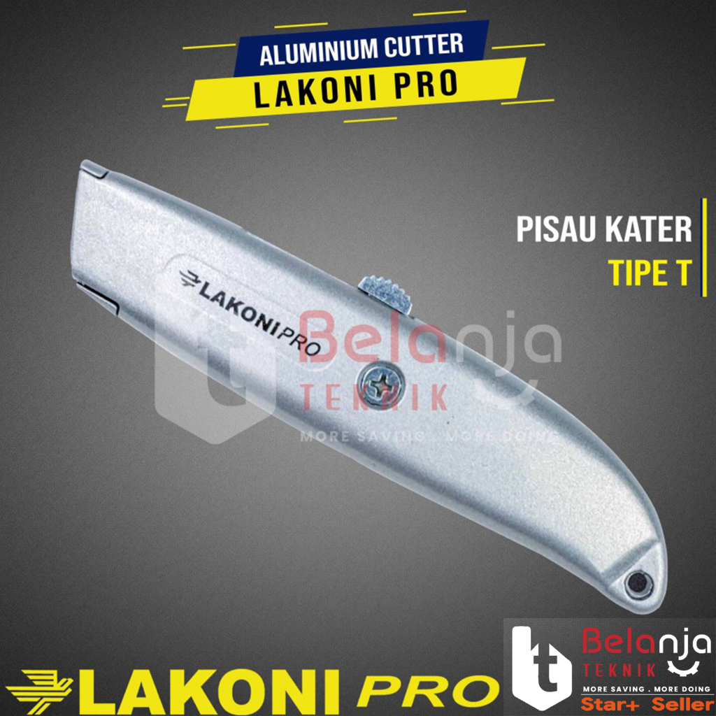 Jual Lakoni Pro Cutter Pemotong Kertas T-Type Aluminium Cutter Knife ...