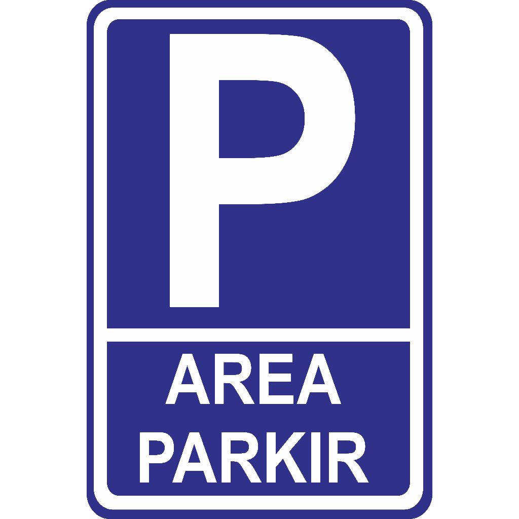 Jual Rambu Area Parkir 40cm x 60cm, 35cm x 50 cm, plat ACP 3mm | Shopee ...