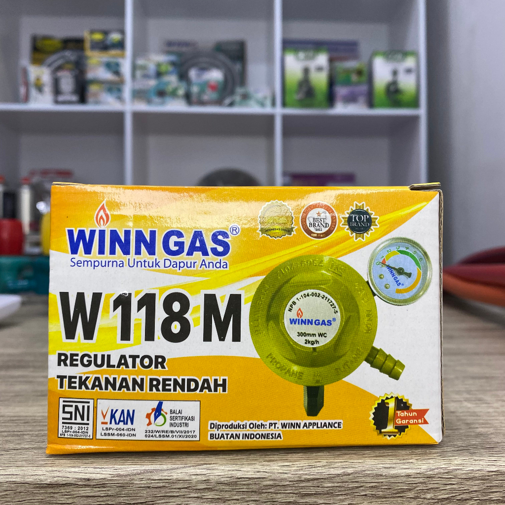 Jual Regulator Winn gas W 118M REGULATOR GAS SNI | Shopee Indonesia