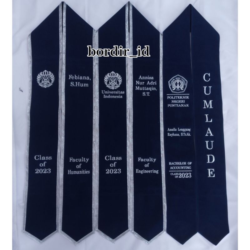 Jual (SEHARI JADI) SELEMPANG WISUDA KALUNG/SELEMPANG LEHER/CLASS OF ...