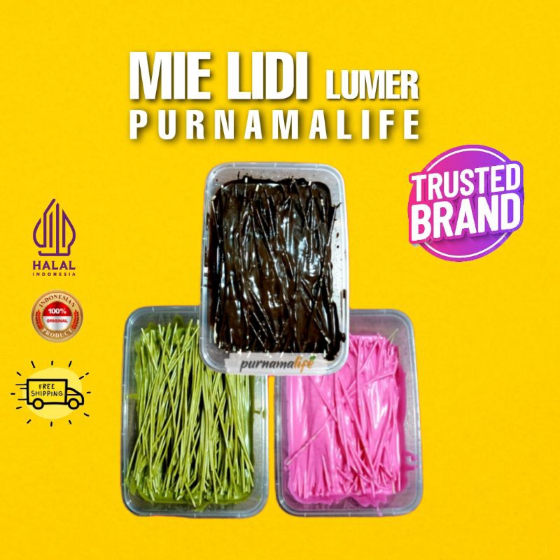 Jual [PREMIUM] MIE LIDI COKLAT LUMER RASA COKLAT PREMIUM KEMASAN BOX 500ML / MIE LIDI / JAJANAN ...