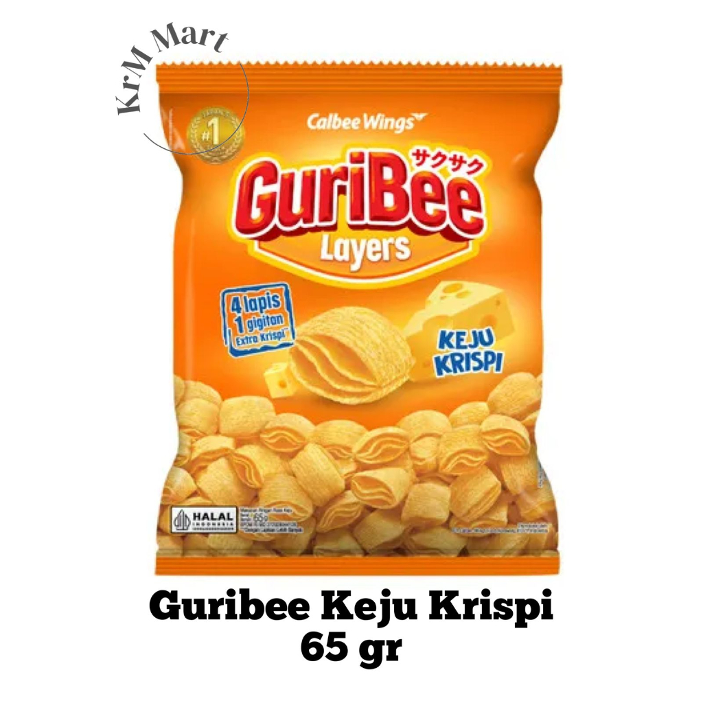 Jual GuriBee Layers Keju Krispi guri bee camilan snack guribee | Shopee ...
