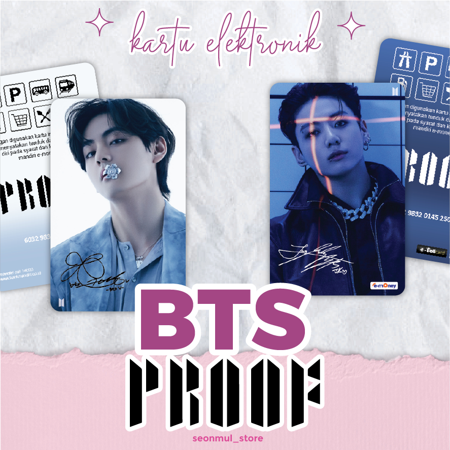 Jual BTS PROOF EMONEY BRIZZI TAPCASH FLAZZ TAP CASH | Shopee Indonesia