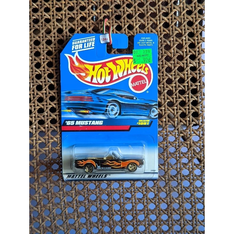 Jual hotwheels hw 65 mustang hitam api open kap blue card lawas jadul ...