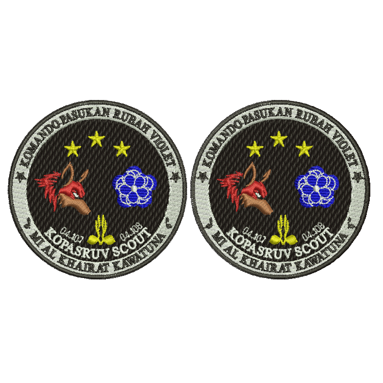 Jual Badge Ambalan / Tiska Kegiatan (bordir) | Shopee Indonesia