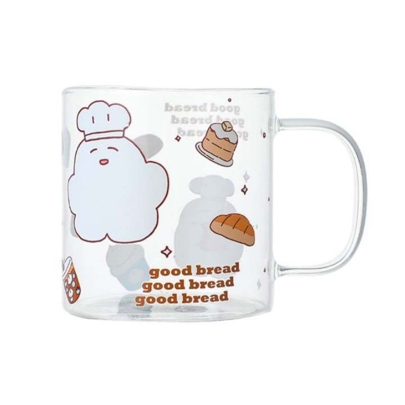 Jual MINISO Gelas Kaca - Guji Guji Bread Baking Series High ...