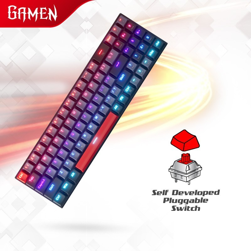 Jual Gamen Keyboard Titan 4 / IV Fullsize 78% RGB Mechanical Gaming ...