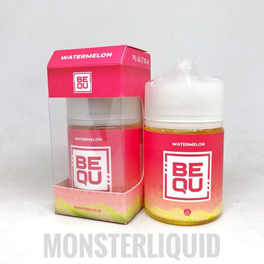 Jual BEQU WATERMELON BY PODA X FVS X RAYS 3MG 60ML BEKU | Shopee Indonesia