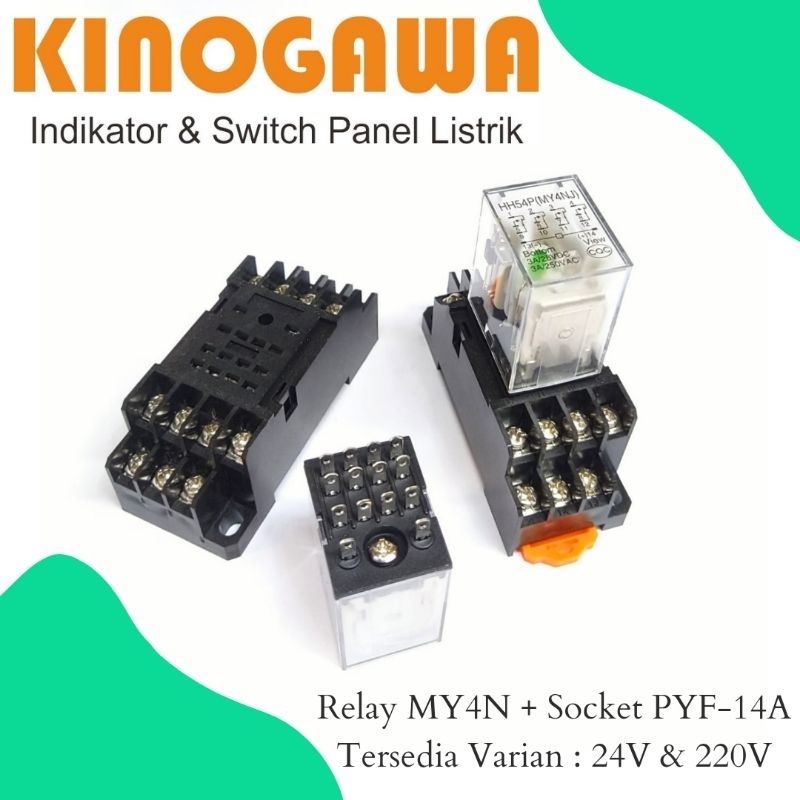 Jual Relay MY4N 24V 220V 14 Pin | Shopee Indonesia