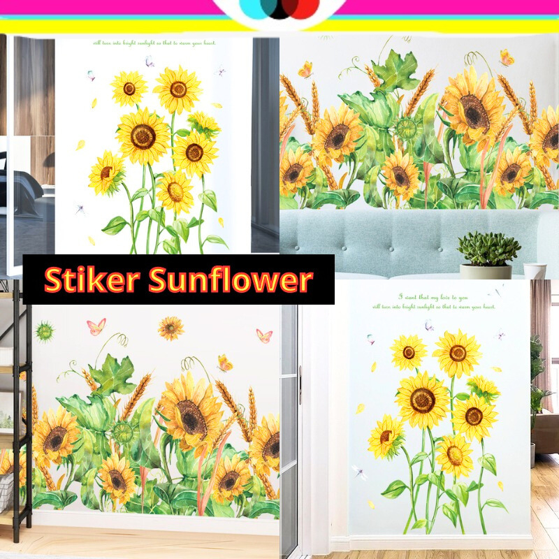 Jual WALLSTICKER WALL STICKER STIKER DINDING TEMBOK MOTIF GAMBAR BUNGA ...