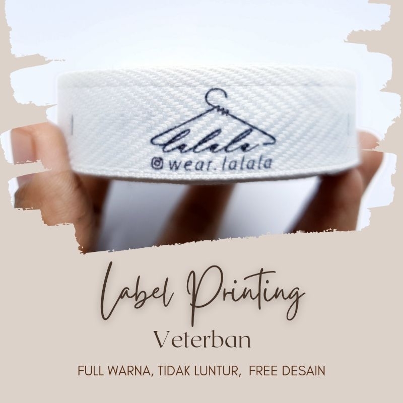 Jual Label Veterban Printing, Veterband Printing, Piterban Printing ...