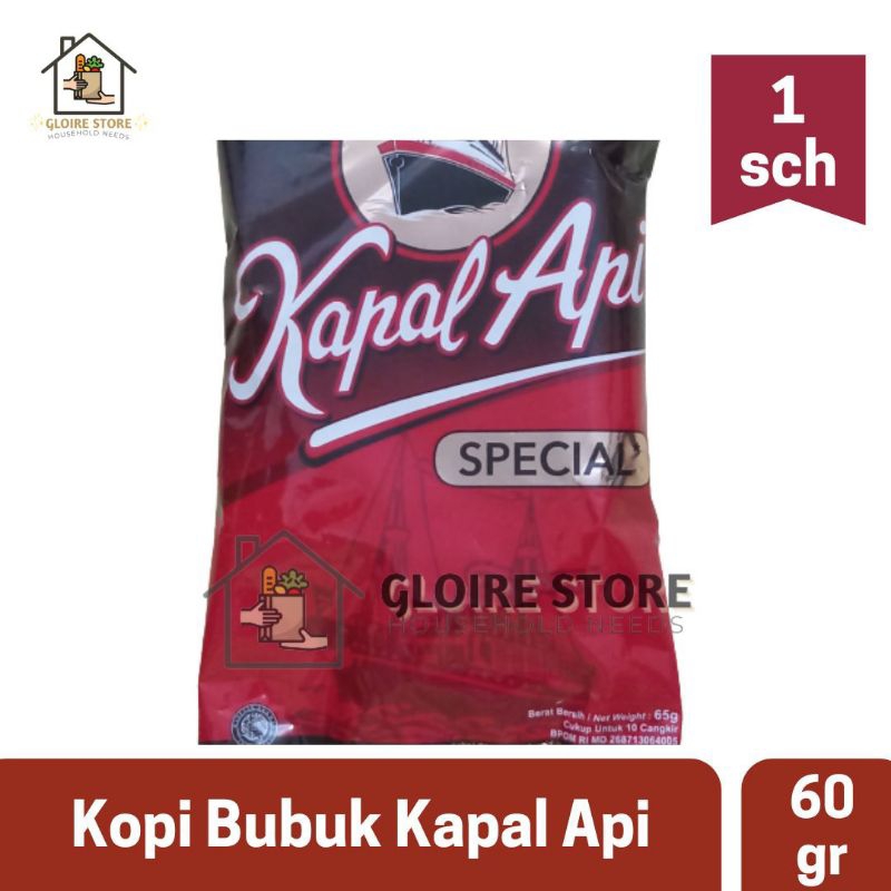 Jual KAPAL API Kopi Bubuk 60g Sachet Exp 04Nov26 (ESN/A) | Shopee Indonesia
