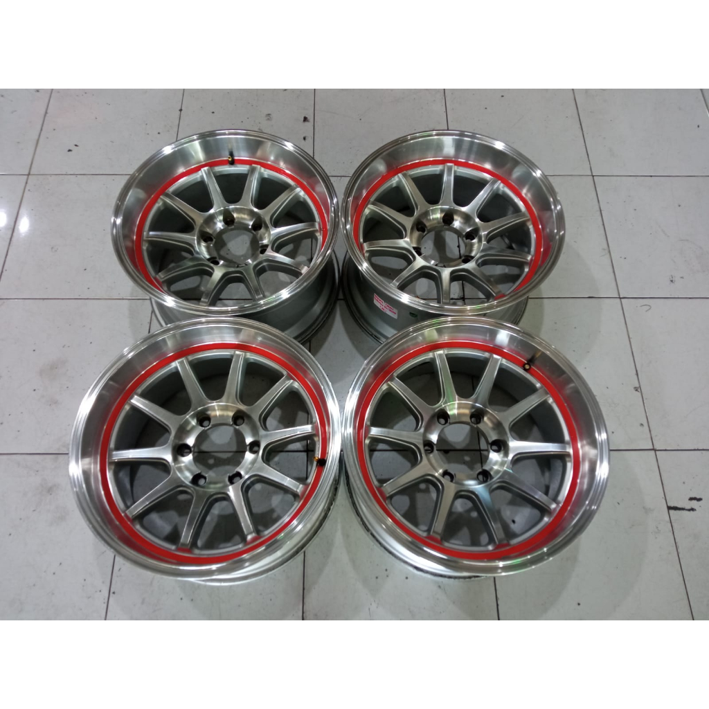 Jual Velg Mobil Bekas Ring 18 HSR TOBOALI Velg Racing R18 Pajero Fortuner Triton Ranger Hilux ...