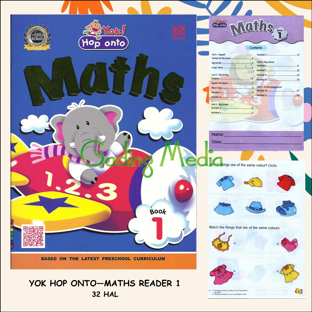 Jual YOK HOP ONTO - MATHS READERS & ACTIVITIES 1-4 | Shopee Indonesia