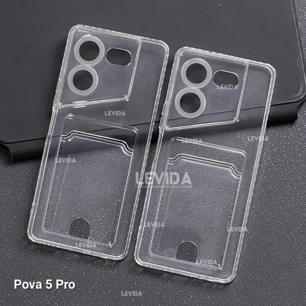 Jual Tecno Pova 5 Tecno Pova 5 Pro Card Case Clear / Slot Kartu Bening ...