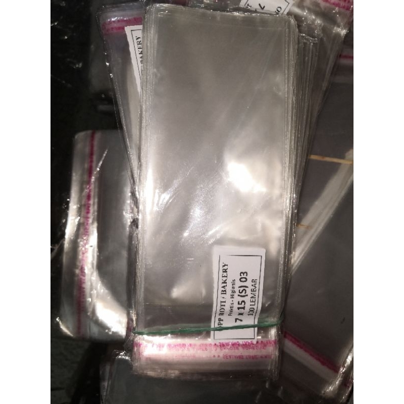 Jual Plastik Opp lem 7x15 risol/uang | Shopee Indonesia