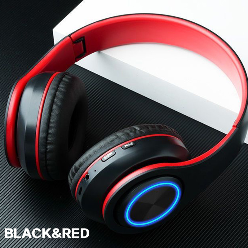 Jual B39 LED Bluetooth Headphone Wireless Headphones Bluetooth 5.1 HiFi Stereo With Micrphone ...
