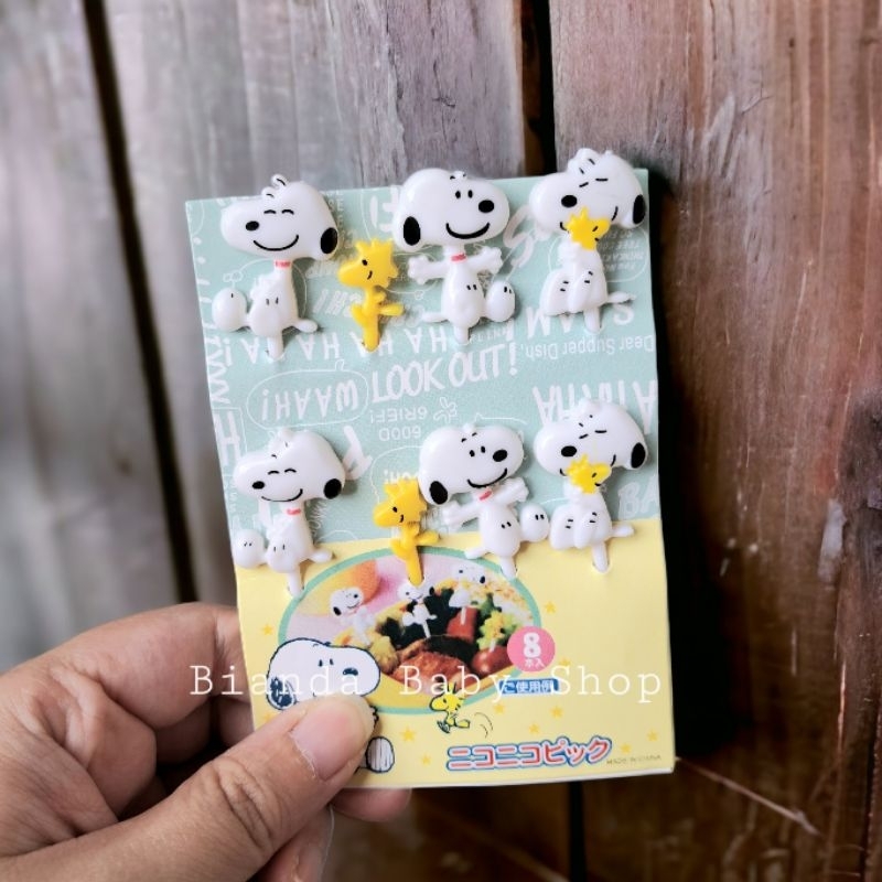 Jual BIANCA - Tusuk Gigi Lucu Lunch Box Anak Sekolah / Tusuk Bento Anak Sekolah | Shopee Indonesia