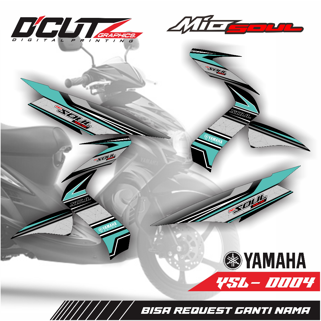 Jual Striping YAMAHA MIO SOUL OLD ( YSL - D004 ) | Shopee Indonesia
