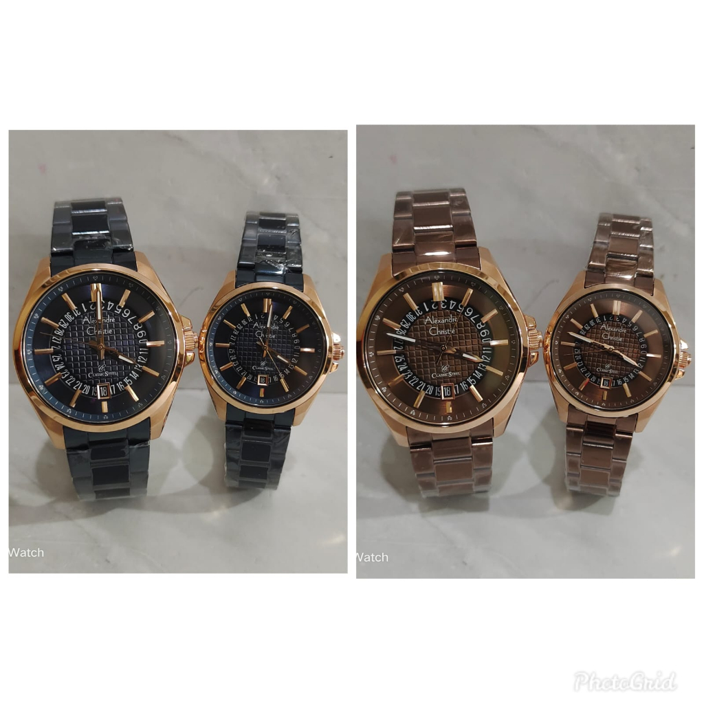 Jual Jam Couple Alexandre Christie AC8691 AC 8691 Original Garansi Resmi Alexander Christie ...