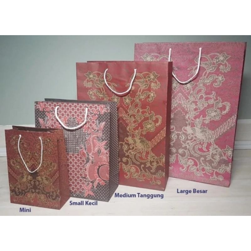 Jual Paper bag batik kantongan bungkus kemasan goodie bag | Shopee ...