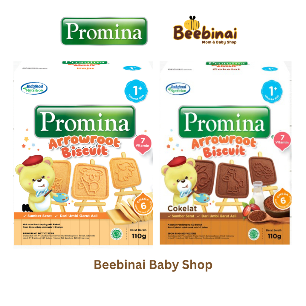 Jual Beebinai - Promina Cookies Arrowroot Biskuit 110 gr | Shopee Indonesia