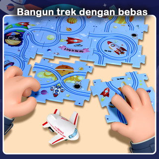 Jual Tatajoy Mainan Puzzle Track DIY Elektrik Anak Set Mainan Puzzle ...