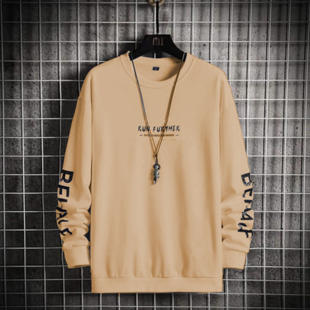 Jual Diskon Sweater Keren Kaos Pria Distro Run Further Sweatshirt ...