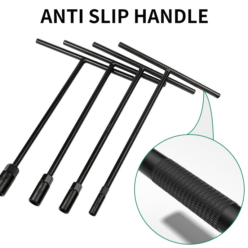 Jual Paket Kunci T BELTER 4 pcs 8mm 10mm 12mm 14mm Kunci Sock T Panjang Hitam Bahan Cr-v ...