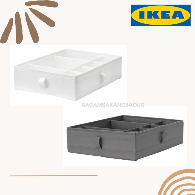 Jual Kotak penyimpanan IKEA / Box organizer aesthetic / SKUBB IKEA ...