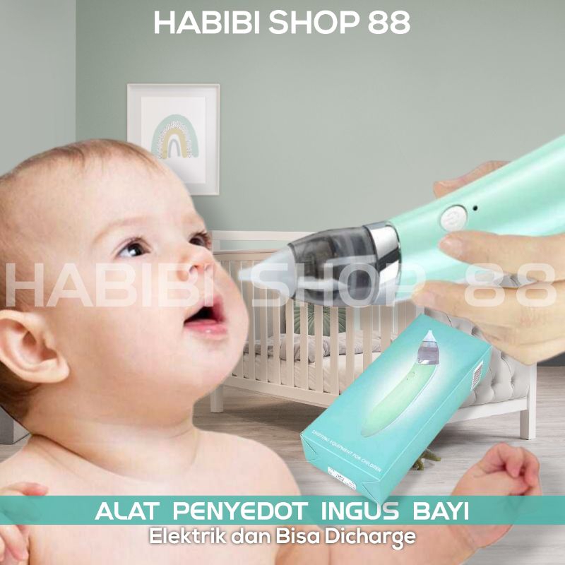Jual Alat Penyedot Ingus Hidung Bayi Elektrik Bisa Dicharge Baby Nasal ...