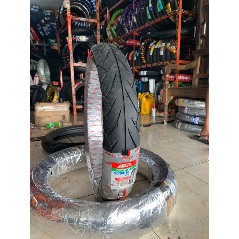 Jual Ban Fdr sport xt tubeless 90/80-18 dan 110/80-18 intermediate ...