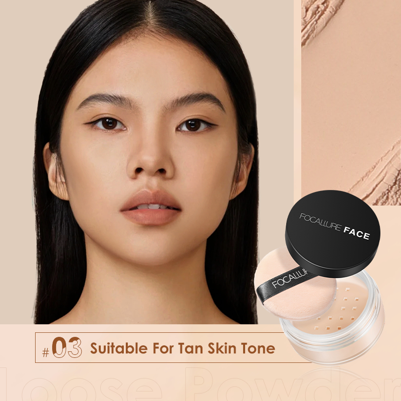 Jual FOCALLURE Matte Oil Control Bedak Padat Natural Pressed powder ...