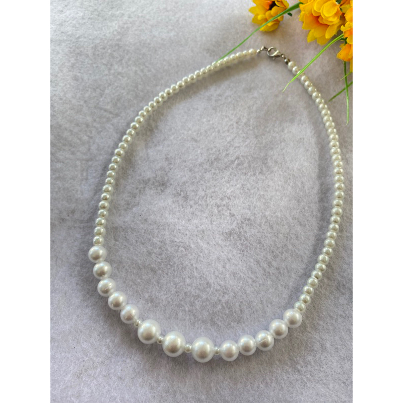 Jual KALUNG HIJAB DIANA /kalung kondangan/kalung mutiara/aksesoris ...