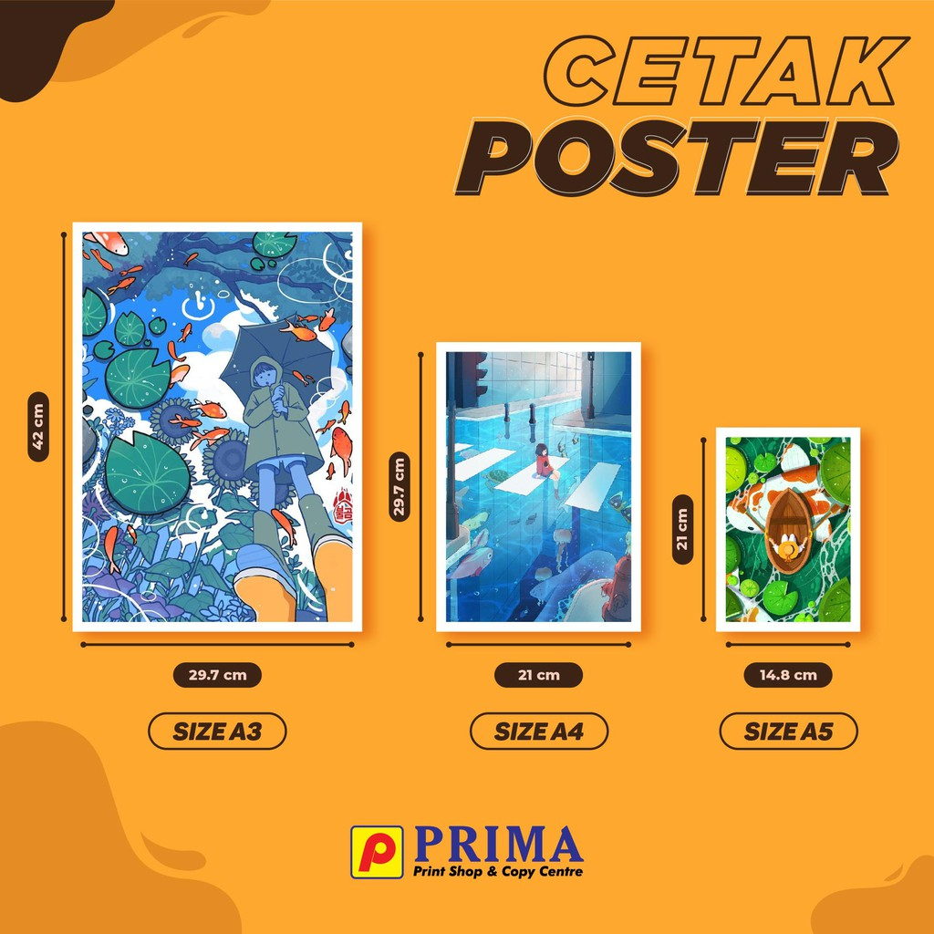 Jual CETAK POSTER MURAH UKURAN A3 - 2 SISI | Shopee Indonesia