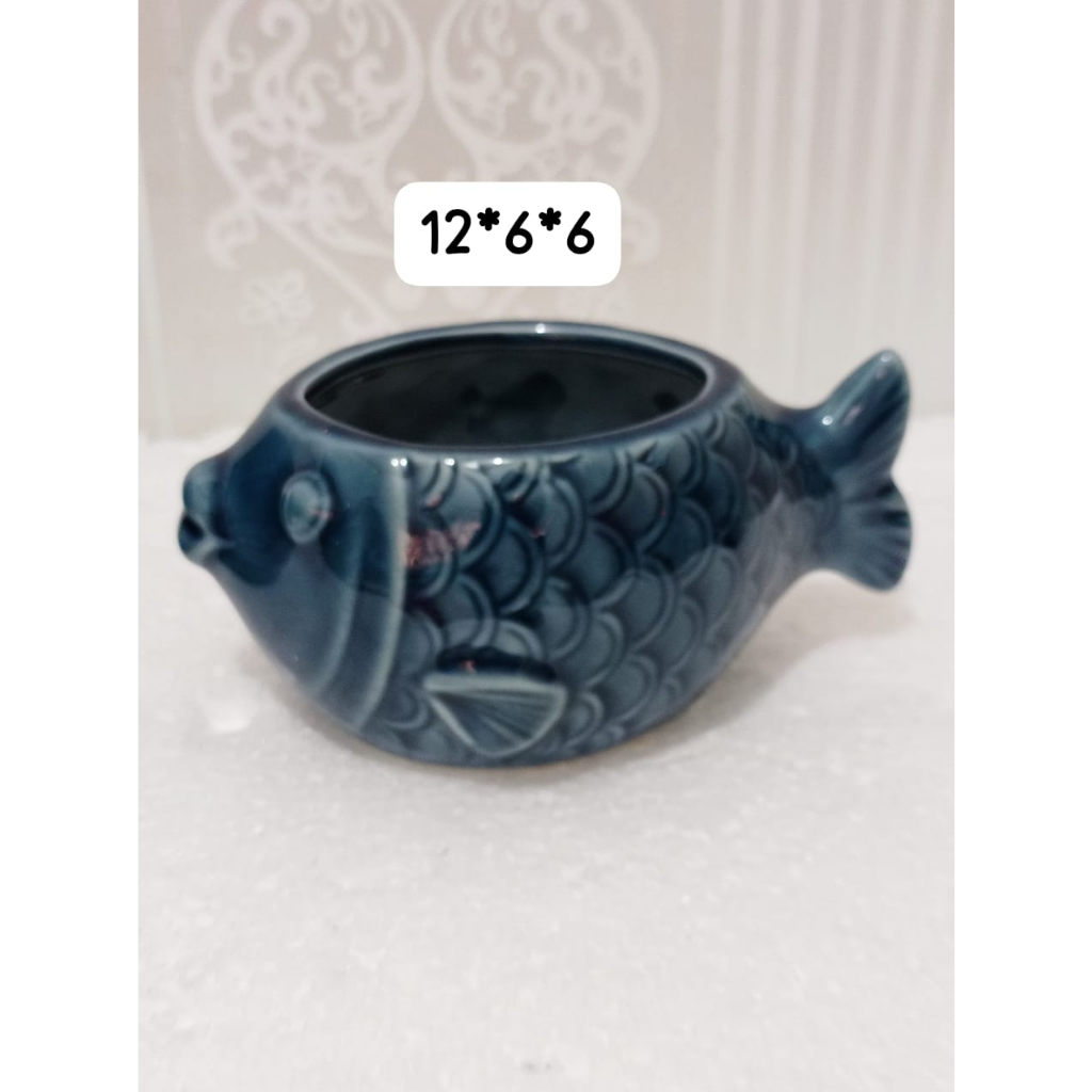Jual Pot Keramik Tema Ocean (pilih varian) | Shopee Indonesia