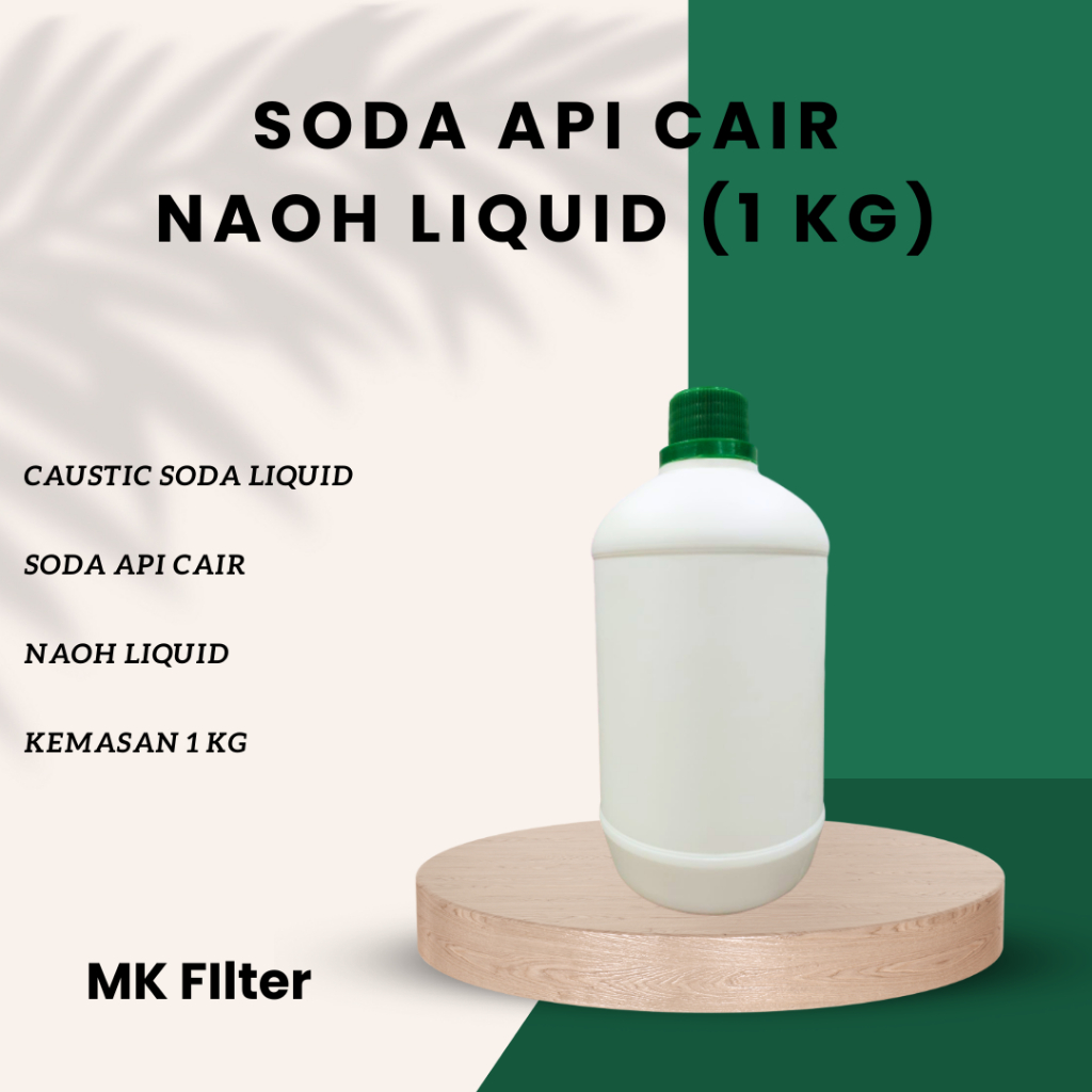 Jual Caustic Soda Liquid- Soda Api Cair - NaOH Liquid (1 kg) | Shopee ...