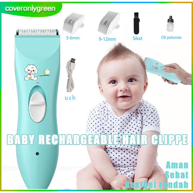 Jual Baby Hair Clipper Alat Cukur Rambut Bayi Anak Lengkap Alat cukur ...