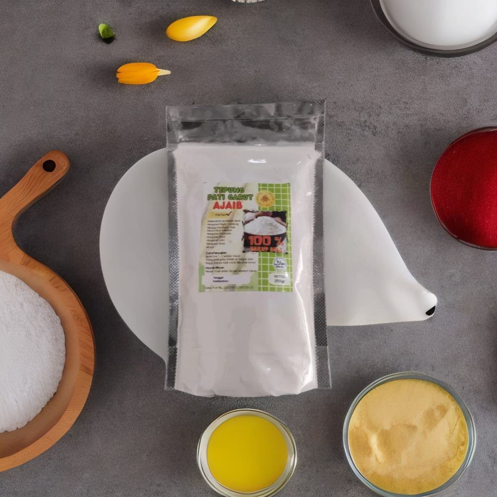 Jual Tepung Pati Garut Tepung Garut Irut Asli tanpa campuran Herbal ...