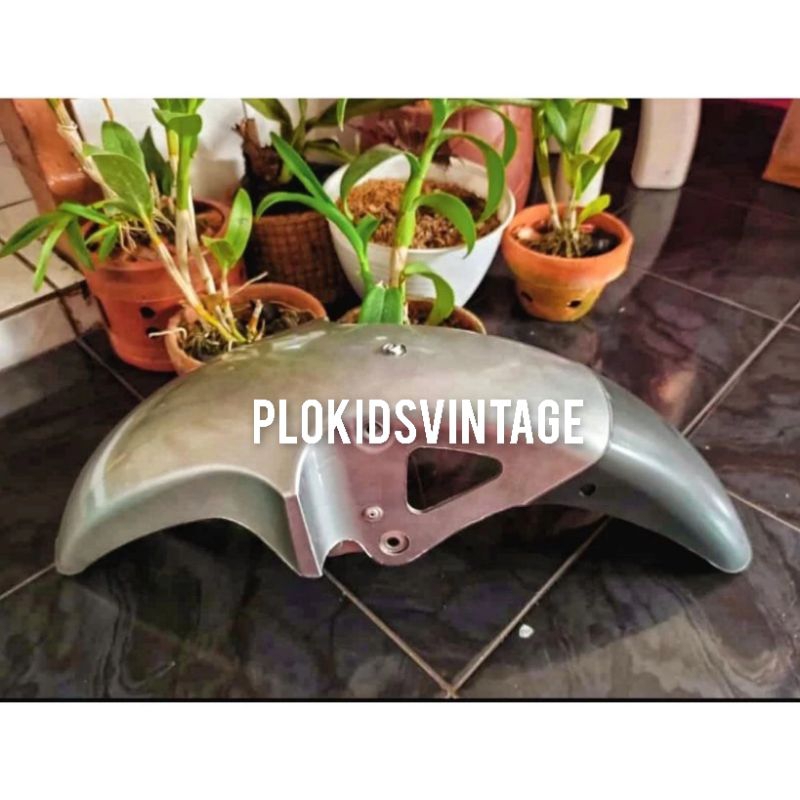 Jual SPAKBOR SLEBOR DEPAN YAMAHA KING WARNA SILVER | Shopee Indonesia
