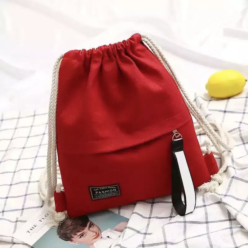 Jual Tas Serut Ransel Backpack Fashion Pria Wanita Kanvas | Shopee ...